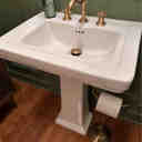 Signature Hardware Key West Porcelain Pedestal Sink & Reviews | Perigold